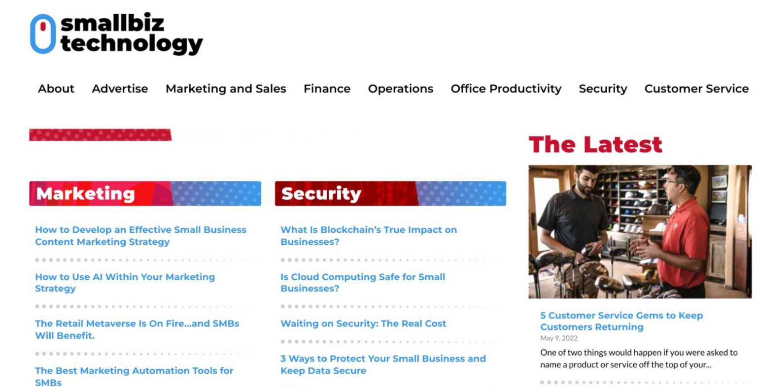 The Top Technology Publications And Blogs To Read - Relevance